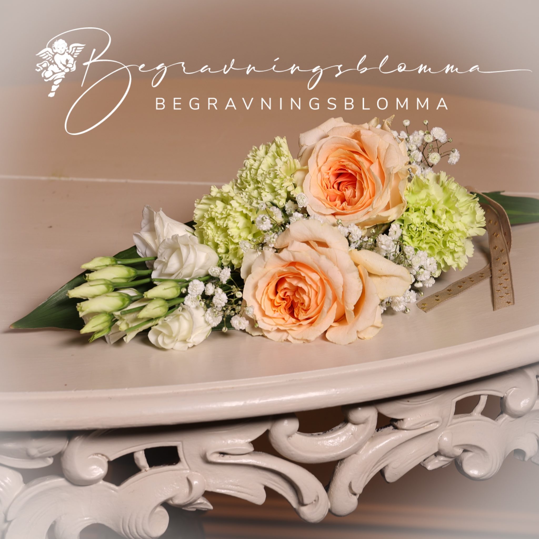 Handbukett (josefin) – Begravningsblomma
